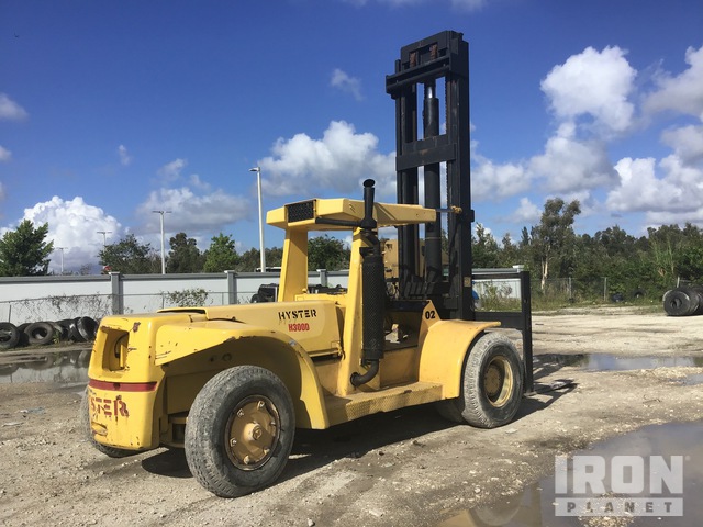 1983 Hyster H300D Rough Terrain Forklift in Hialeah, Florida, United ...