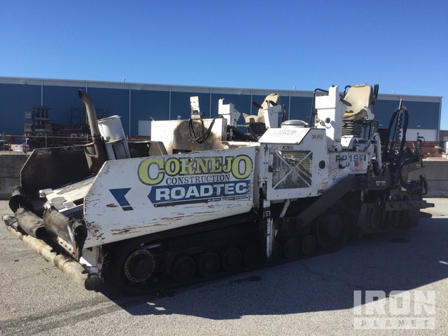 2010 Roadtec RP195 Track Asphalt Paver in Wichita, Kansas, United ...