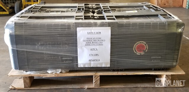 (4) Pelican USMC General Mechanics Tool Box (Tools not included) in ...