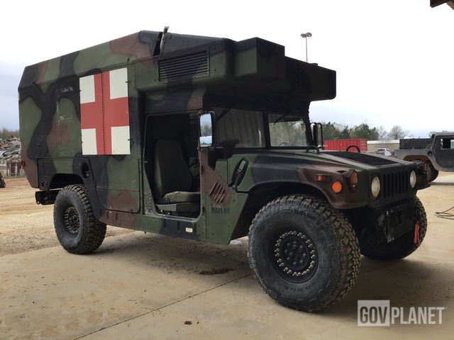 Surplus 2002 AM General M997A2 HMMWV 2 Door Hard Top w/Ambulance Body ...