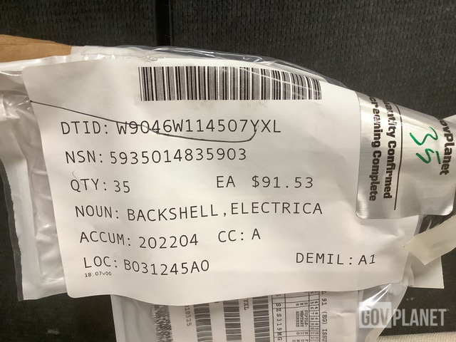 Surplus (35) Isodyne ISOAJ150NF1002-S Connector Backshells in North Las ...