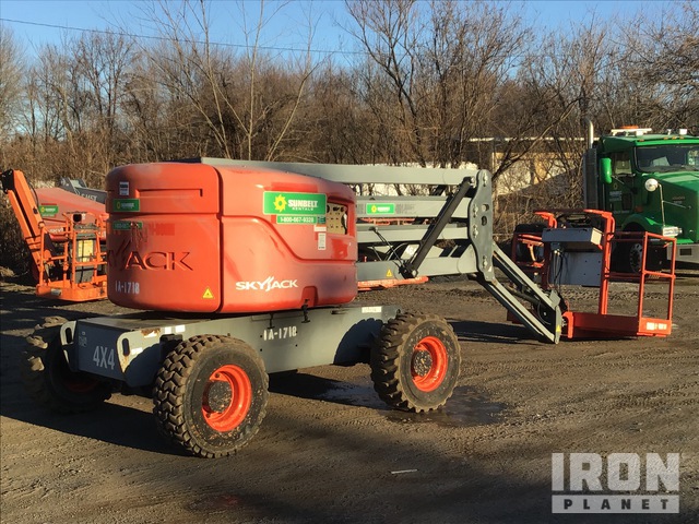 2014 Skyjack SJ46AJ 4WD Diesel Articulating Boom Lift in Paulsboro, New ...