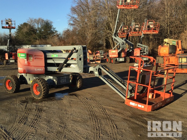 2014 Skyjack SJ46AJ 4WD Diesel Articulating Boom Lift in Paulsboro, New ...