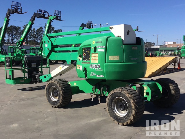 2013 JLG 450A Series II 4WD Dual Fuel Articulating Boom Lift in Myrtle ...