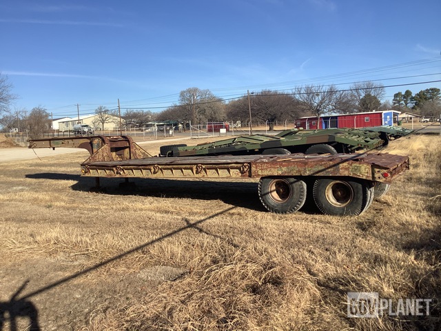 US ARMY Tank Automotive Command M172A1 Lowboy Trailer in Springtown ...