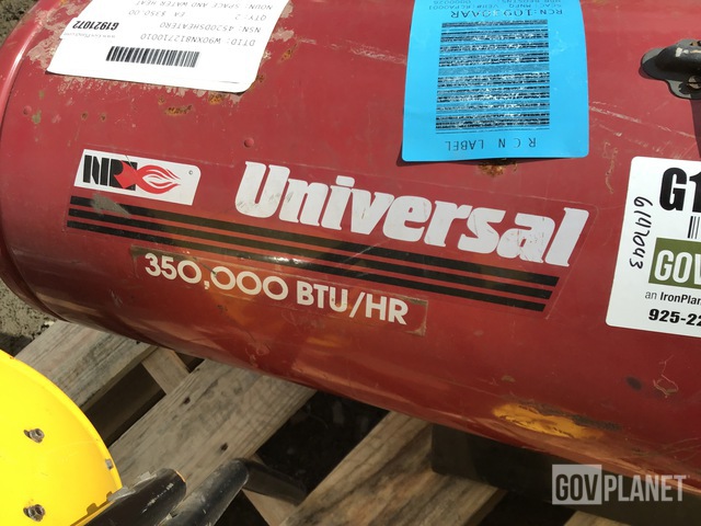 Surplus (1) SCHEU Products Universal Space Heater & (1) Fostoria ...