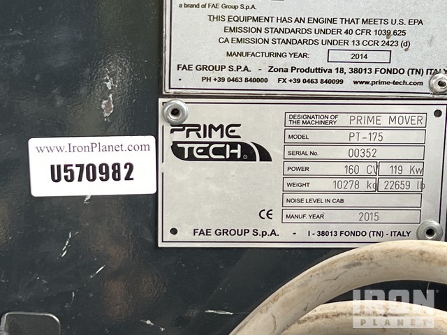 2015 Primetech PT-175 Tracked Mulcher Tractor in Placerville ...