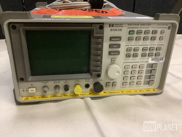 Surplus HP 8563E Spectrum Analyzer in North Las Vegas, Nevada, United ...