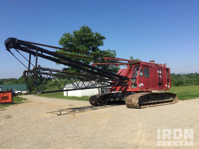 1982 Link-Belt LS-338 Lattice-Boom Crawler Crane, Crawler Crane