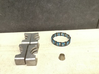 Surplus (112) Block Section Clamps, (349) Tapered Bushings & Assorted ...