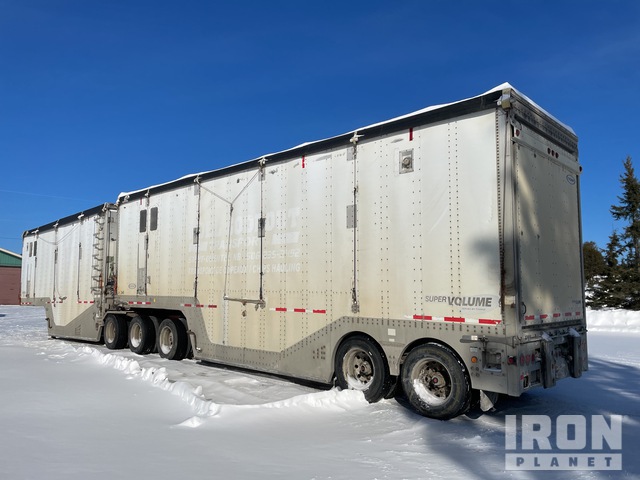 2006 Ty-Crop Open-Top Aluminum Belly Super B-Train Chip Trailer in ...