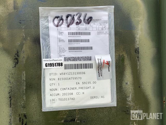 Surplus Charleston Marine CMCI 101 Storage Container in Chambersburg ...