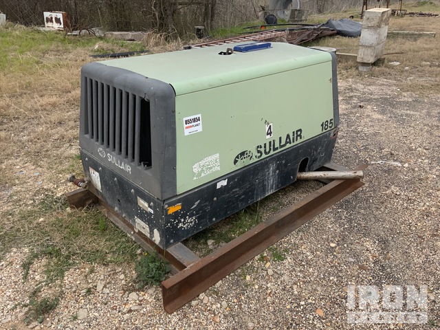 Sullair 185DP0JD 185 cfm Skid Mounted Air Compressor in Dime Box, Texas ...