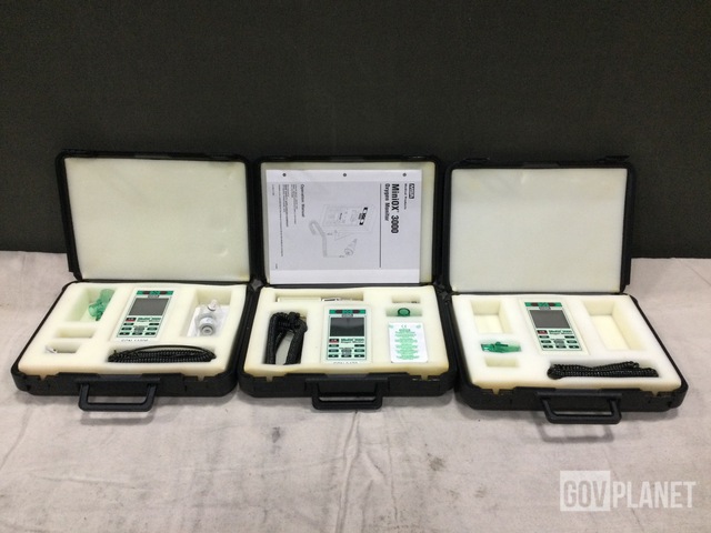 Surplus (3) MSA MiniOX 3000 Oxygen Monitors in Chambersburg ...