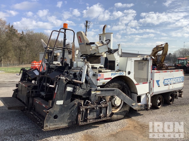 2010 Roadtec RP190 Wheel Asphalt Paver in Knoxville, Tennessee, United ...