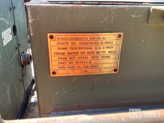 Surplus (2) EC Schleyer MI4514 II Water Pumps in Fayetteville, North ...