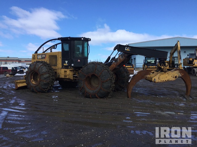 2015 Cat 545D 4x4 Skidder in Trois-Rivières, Quebec, Canada (IronPlanet ...