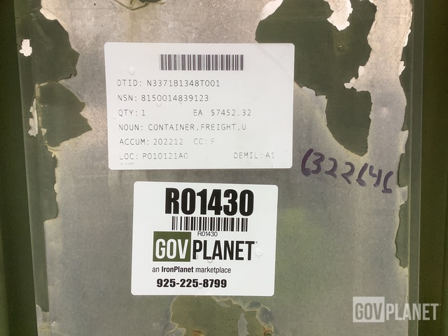 Surplus Charleston Marine CMCI 101 Storage Container in Butner, North ...