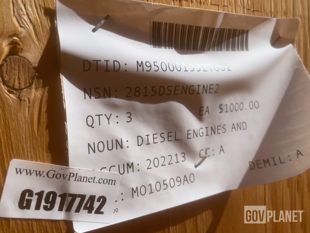 Surplus Cummins Power Pack Assembly in Yermo, California, United States ...