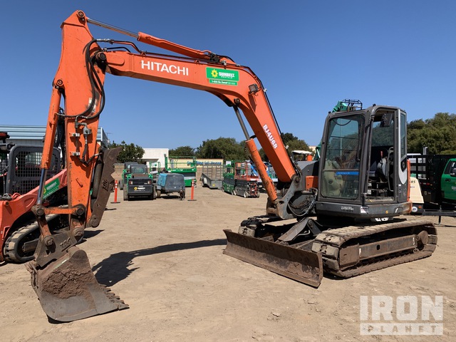 2014 Hitachi ZX85USB-3 Mini Excavator, Micro Excavator