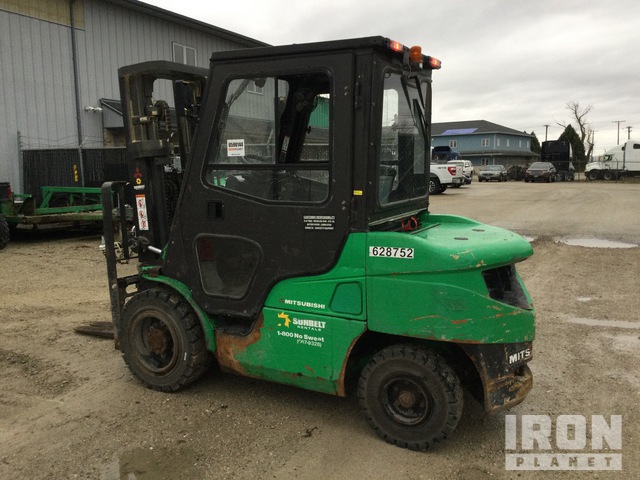 2014 Mitsubishi FD30N 6000 lb 4x2 Pneumatic Tire Forklift in Joliet ...