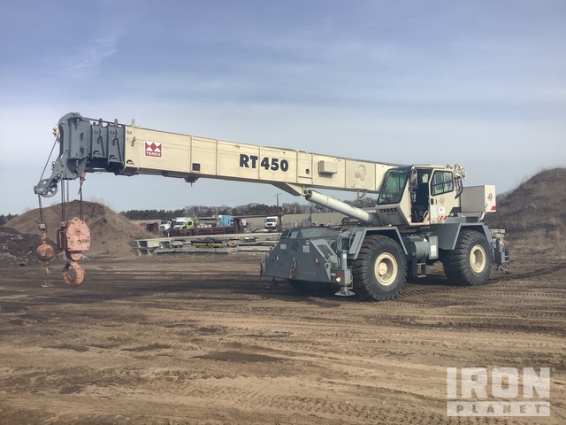 1999 Terex RT450 100000 lb 4x4x4 Rough Terrain Crane in Rice, Minnesota ...