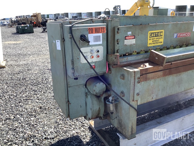 Surplus Famco 772 W-Series Metal Shear in Hermiston, Oregon, United ...