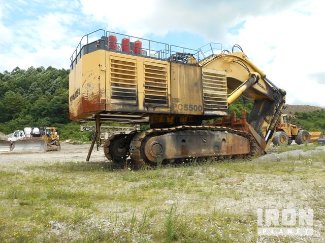 2003 Komatsu PC5500 Track Excavator in Madison, West Virginia, United ...