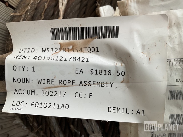 Surplus Wire Rope Assembly in Red Rock, Arizona, United States ...