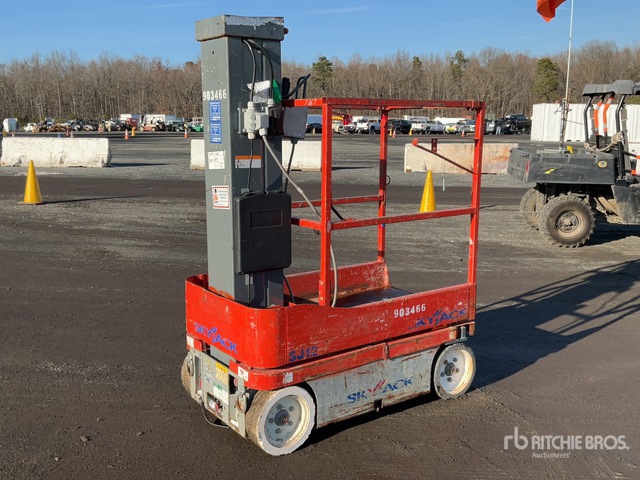 2012 Skyjack SJ12 Vertical Mast Lift, Boom Lift