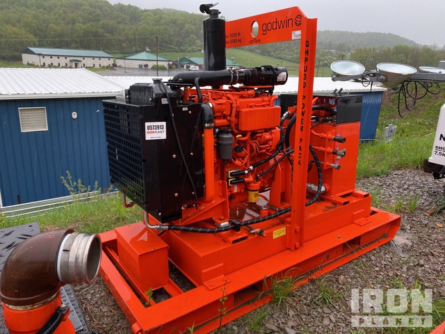 2017 Godwin GHPU30 Hydraulic Driven Submersible Water Pump & Power Pack ...