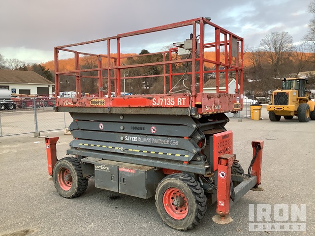 2012 Skyjack SJ7135 RT Dual Fuel 4x4 Scissor Lift in North Franklin ...