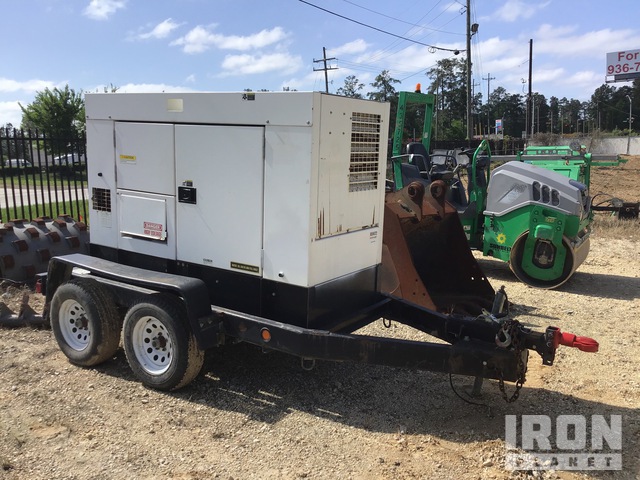 2013 Multiquip DCA-45USI2 45 kVA Mobile Generator Set in Conroe, Texas ...