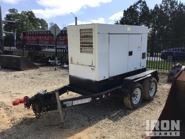2013 Multiquip DCA-45USI2 45 kVA Mobile Generator Set in Conroe, Texas ...