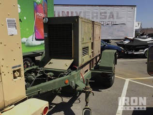 1986 MEP 007B 125 kVA Mobile 100 KW Portable Generator Set in Rancho ...