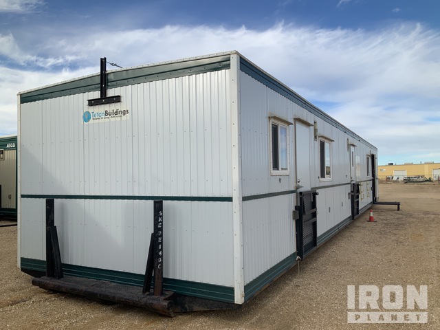 60 ft 6 in x 13 ft 4 Person Skid-Mounted Double-Ended Mobile Camp in ...