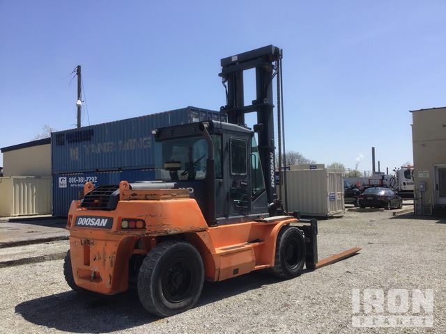 2012 (unverified) Doosan D110S-5 22150 lb Pneumatic Tire Forklift in St ...