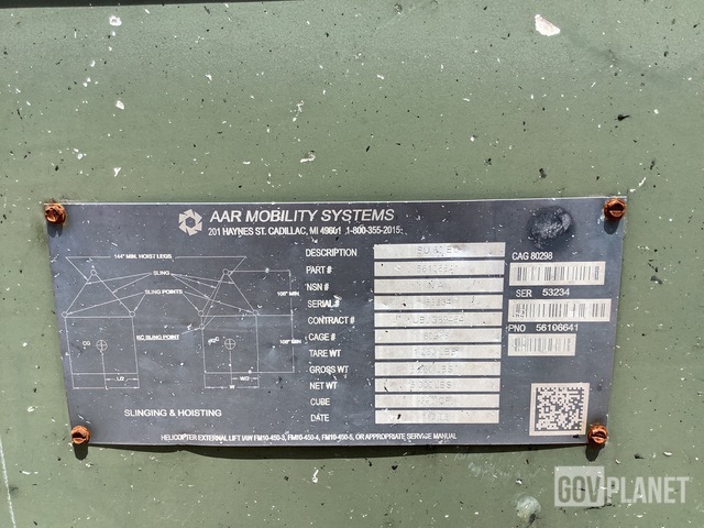 Surplus AAR Mobility Systems ISU 60 EO Storage Container in Albany ...