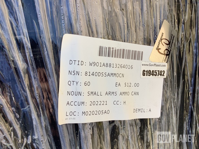 Surplus (60) N278 Ammo Cans - For M564 Fuzes in Albany, Georgia, United ...