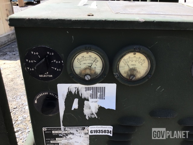 Surplus MEP-016D 3kW Generator Set in Chambersburg, Pennsylvania ...