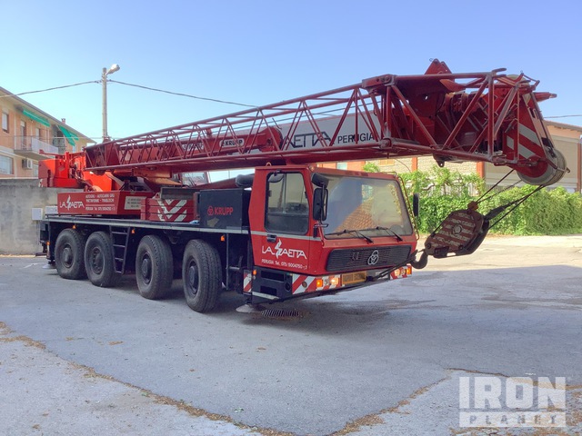 1989 Krupp KMK4070 70 t 8x6x8 All Terrain Crane in Perugia, Perugia ...