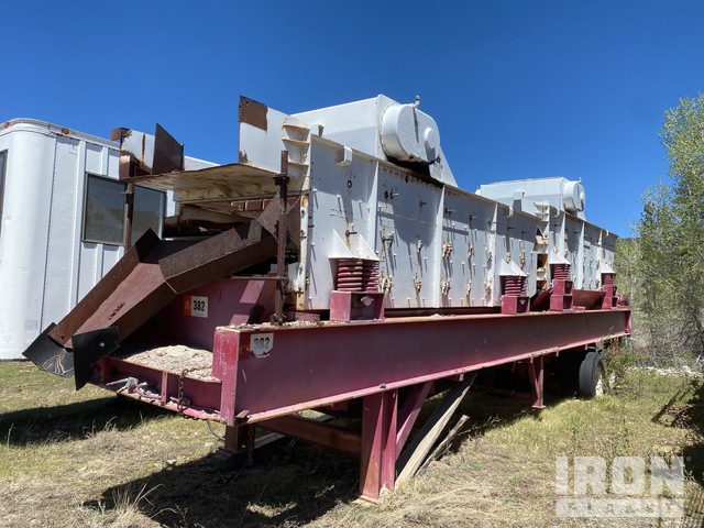 Telsmith 3 Deck Twin Screen Portable Screen Plant in Chama, New Mexico ...