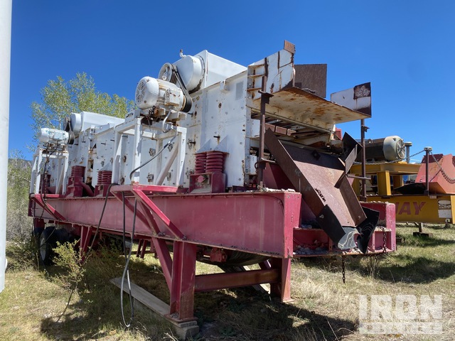 Telsmith 3 Deck Twin Screen Portable Screen Plant in Chama, New Mexico ...