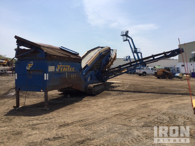 Surplus 2005 Fintec 542 Tracked Screen Plant in Byron Center, Michigan ...