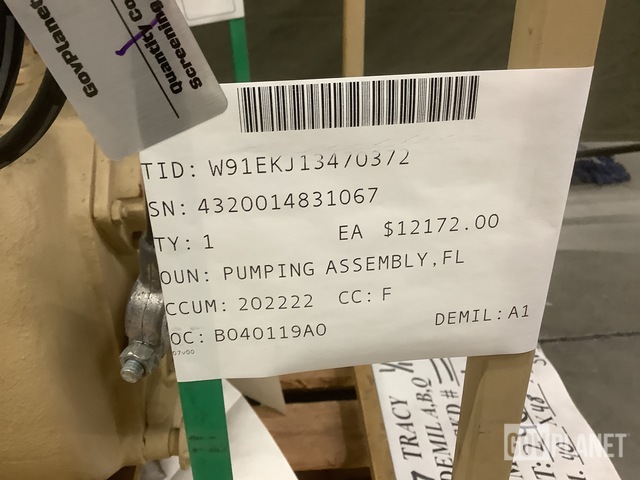 Surplus J-Line Flammable Liquid Bulk Transfer Pump Assembly in North ...