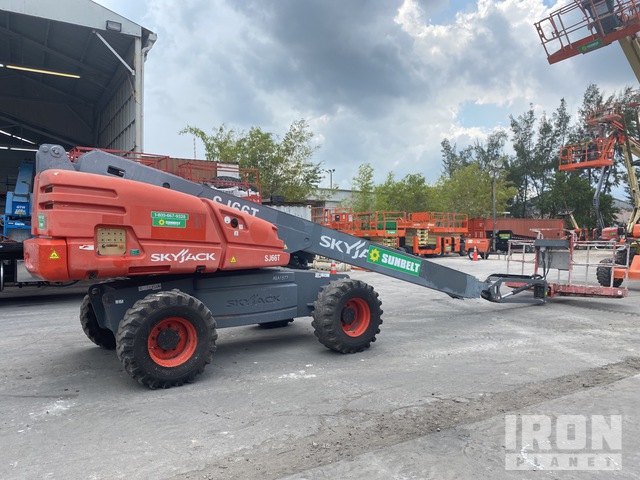 2014 Skyjack SJ66T 4WD Diesel Telescopic Boom Lift in Miami, Florida ...