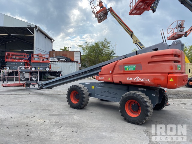 2014 Skyjack SJ66T 4WD Diesel Telescopic Boom Lift in Miami, Florida ...