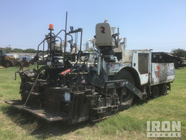 2013 Roadtec RP190 Wheel Asphalt Paver in New Braunfels, Texas, United ...