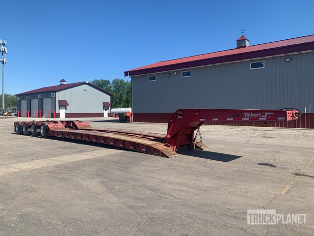 2001 Talbert T4DW-55-HRG-1-T1 55 ton Quad/A Removable Gooseneck Lowboy ...