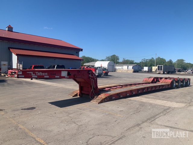 2001 Talbert T4DW-55-HRG-1-T1 55 ton Quad/A Removable Gooseneck Lowboy ...